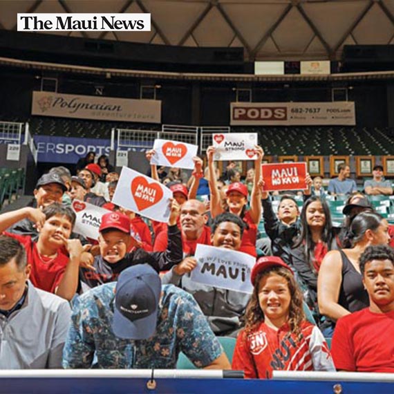 Maui Invitational Brings Group of Mauians Affected by Wildfires to Oahu ...